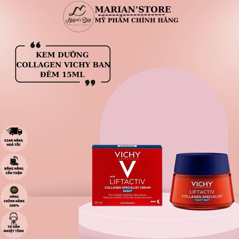 [CHÍNH HÃNG] Vichy Kem Dưỡng Collagen Giúp Sáng Da, Mờ Thâm Nám ...