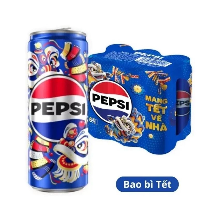 Lốc 6 lon Pepsi - 7up - 320ml | Shopee Việt Nam