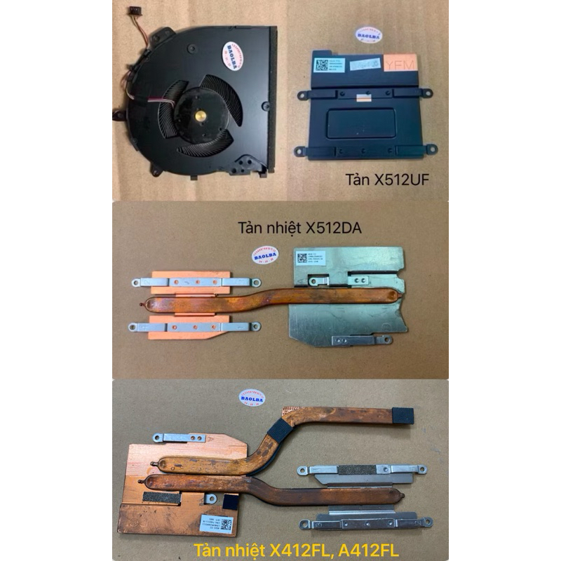 Quạt tản nhiệt Asus X412 A412 A412FA A412DA F412 X412FA X412DA X412FAC ...