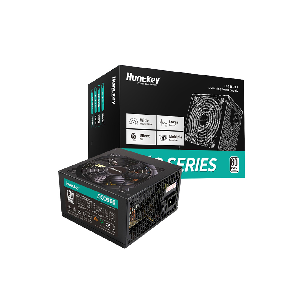 Nguồn máy tính HUNTKEY Eco500, Eco650 80 Plus - Hàng Chính Hãng | Shopee Việt Nam