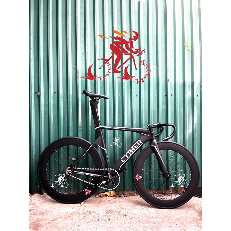 xe đạp fixed gear Cypher càng và phuộc carbon | Shopee Việt Nam