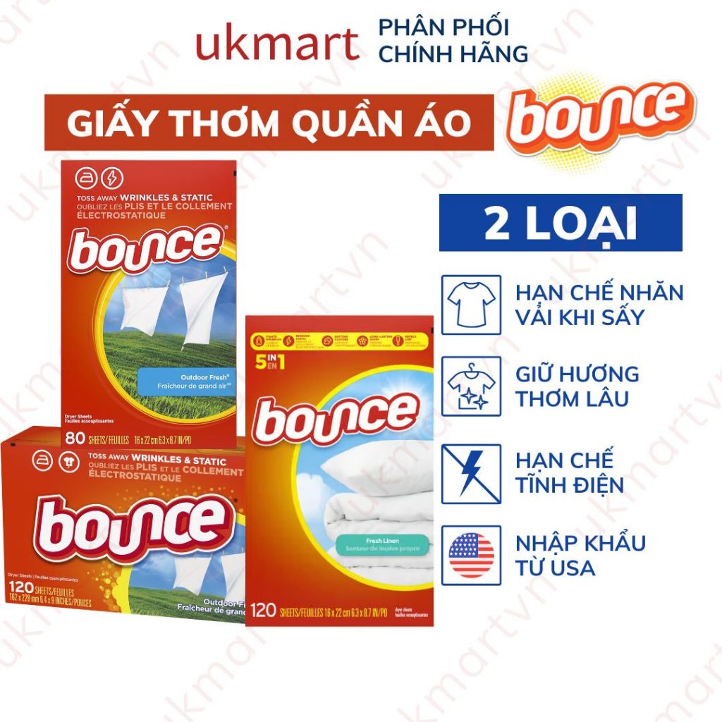 Giấy Thơm Quần Áo Bounce Mỹ Lưu Hương Lâu, Loại Bỏ Ẩm Mốc-Côn Trùng ...