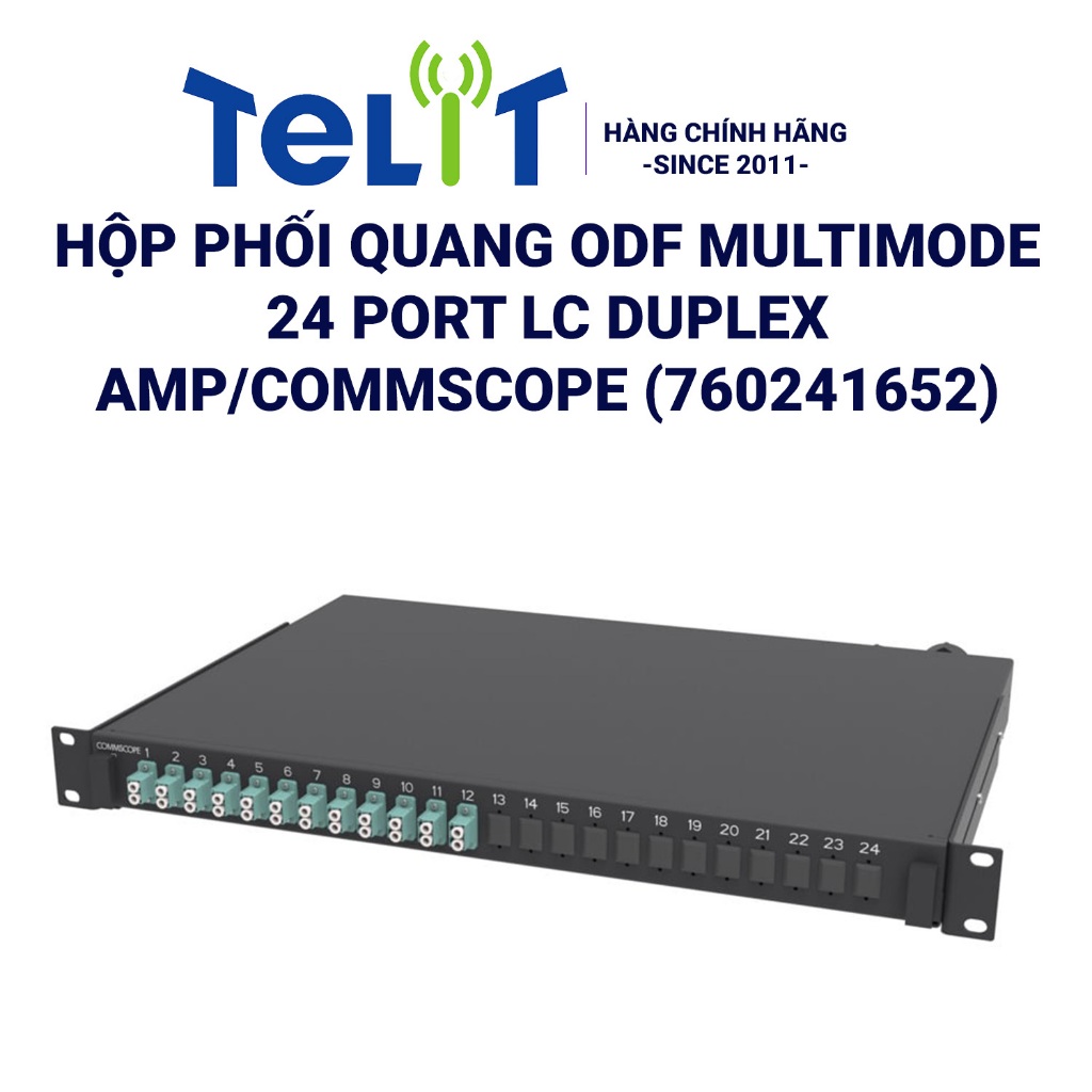 Hộp phối quang ODF multimode 24 port LC duplex AMP/COMMSCOPE (760241652 ...