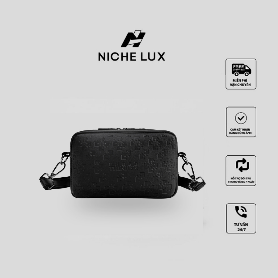 Túi Xách Da Geralt Đeo Chéo Nam Nữ Monogram Đựng Điện Thoại Đi Chơi ...