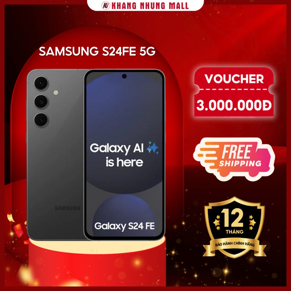 Điện thoại Samsung Galaxy S24 FE 8GB/128GB - Hàng Chính Hãng - Kim Nhung Mobile | Shopee Việt Nam