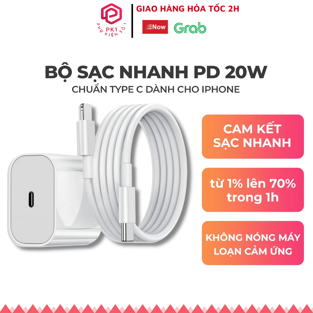 Sạc nhanh PD 20W Không Nóng Máy ,An Toàn Ổn Định bảo hành 12 tháng ...