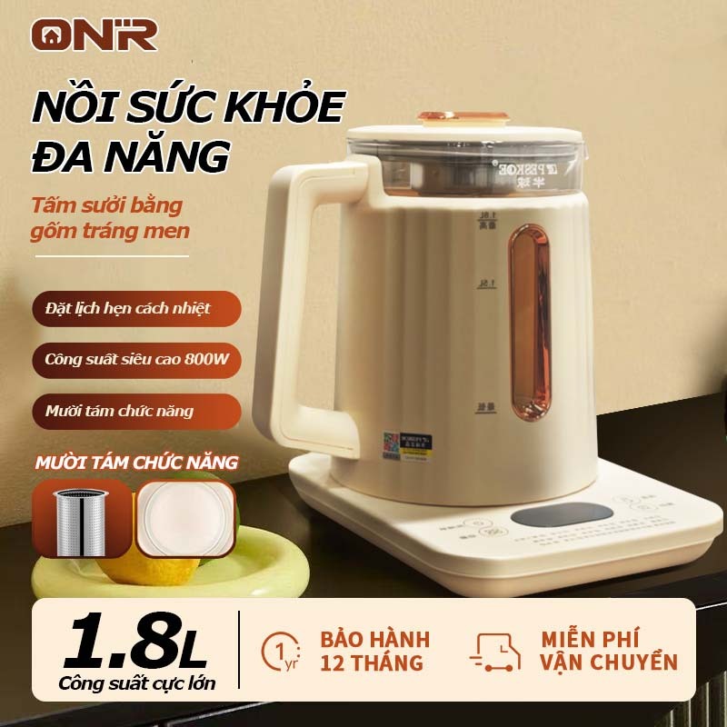 Ấm Đun Nước Đa Năng 2L, ONR, 20 Chức Năng, Ấm Trà, 800W Nhiệt Độ Có Thể ...