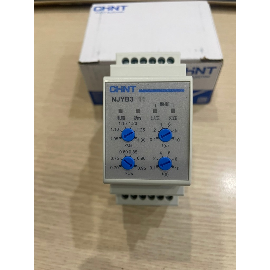 Rơle bảo vệ điện áp chint NJYB3-11 - Bảo vệ cho lưới điện 1P 2 dây và 3P 4 dây | Shopee Việt Nam