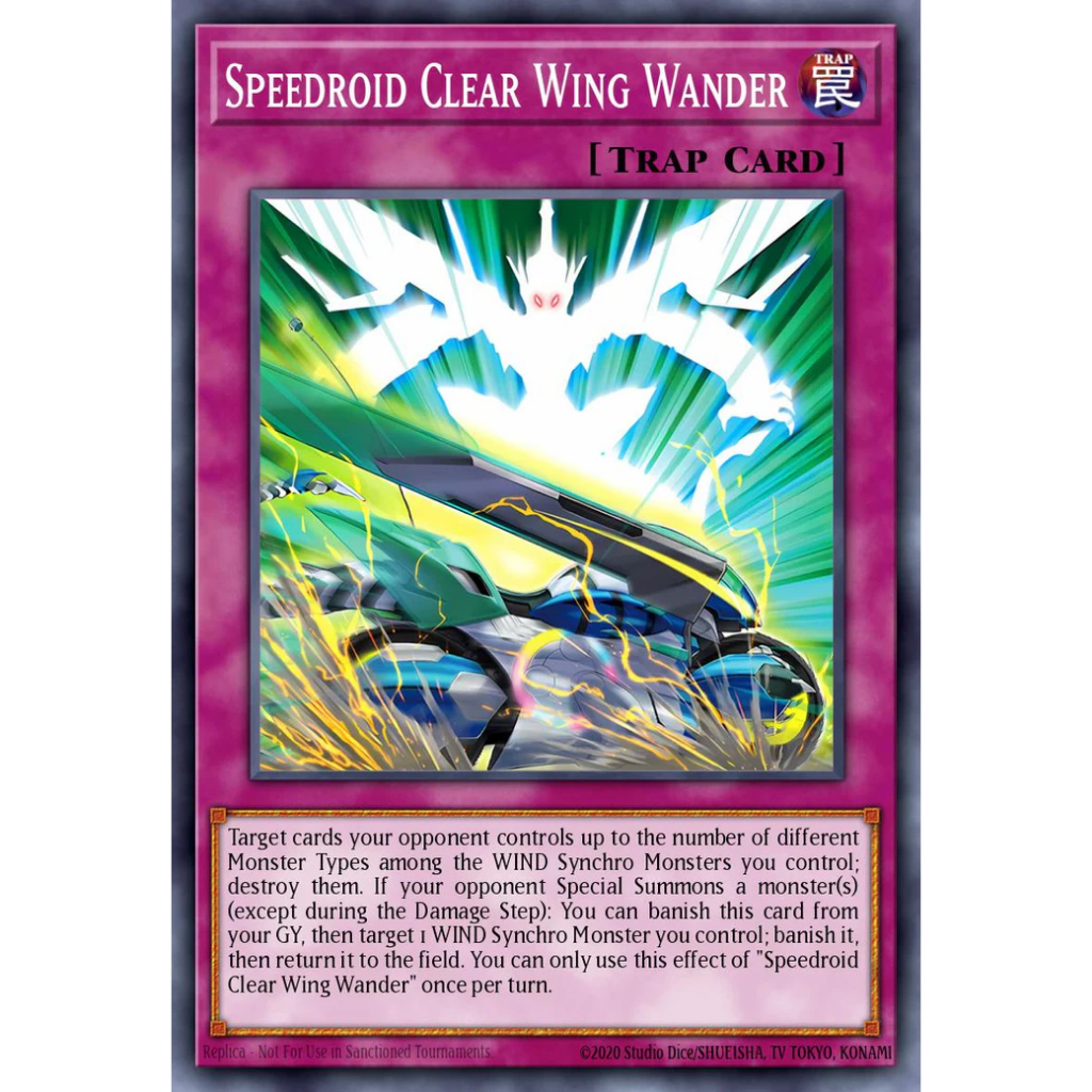 [KW2 Yugioh] [EN-UK-AE] Thẻ bài Speedroid Clear Wing Wonder - SUDA-EN068 AE068 - Common 1st ...