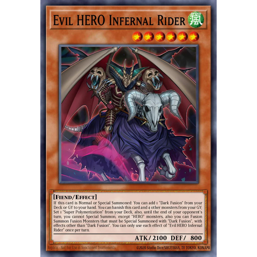 [KW2 Yugioh] [EN-UK-AE] Thẻ bài Evil HERO Infernal Rider - SUDA-EN003 AE003 - Common 1st Edition ...