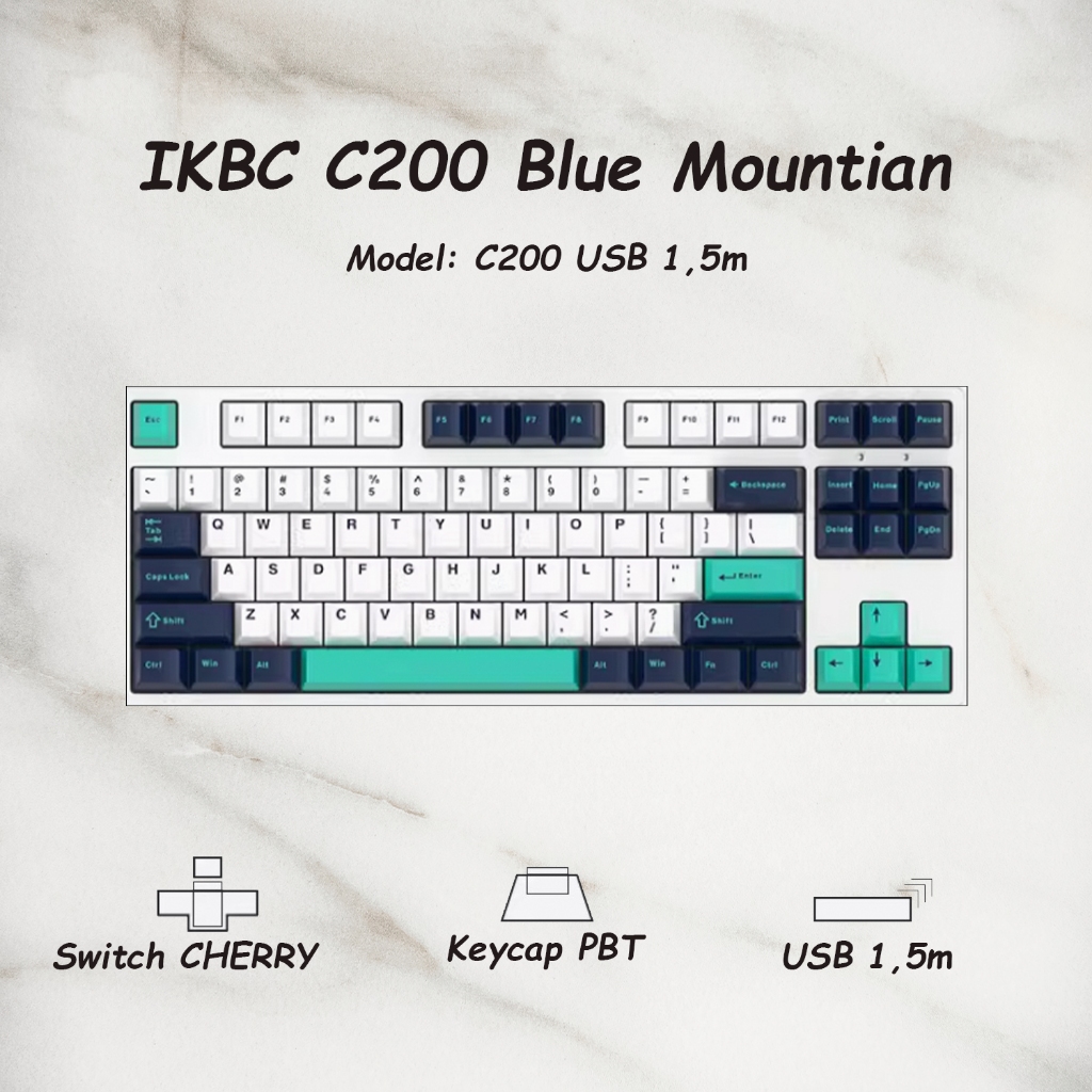 [PRE-ORDER] Bàn phím cơ có dây IKBC CHERRY MX C200 | Shopee Việt Nam