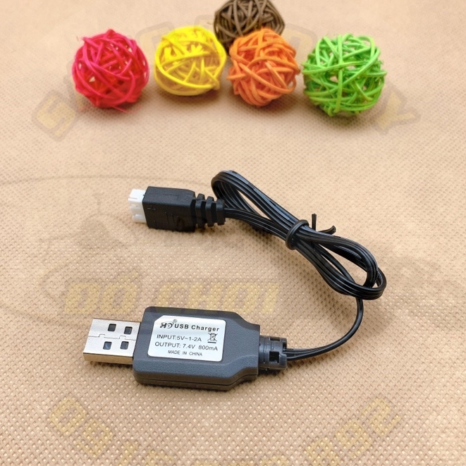 Cáp sạc pin 2S 7.4V jack cắm XH2.54-3P có cân bằng cell pin | Shopee ...