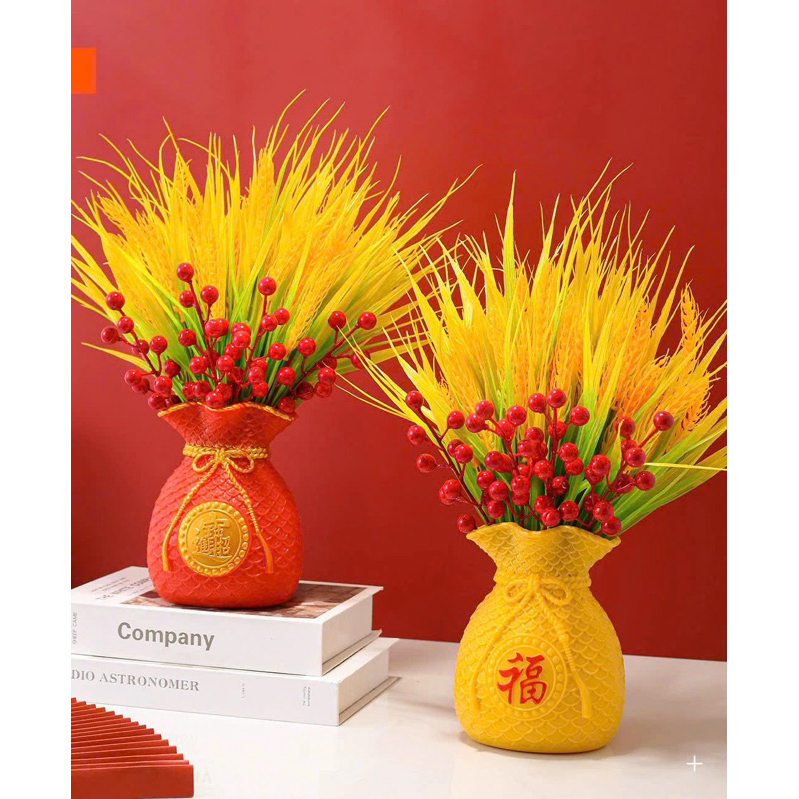 combo bình lúa nhựa tài Lộc phong thuỷ chiêu tiền tài | Shopee Việt Nam