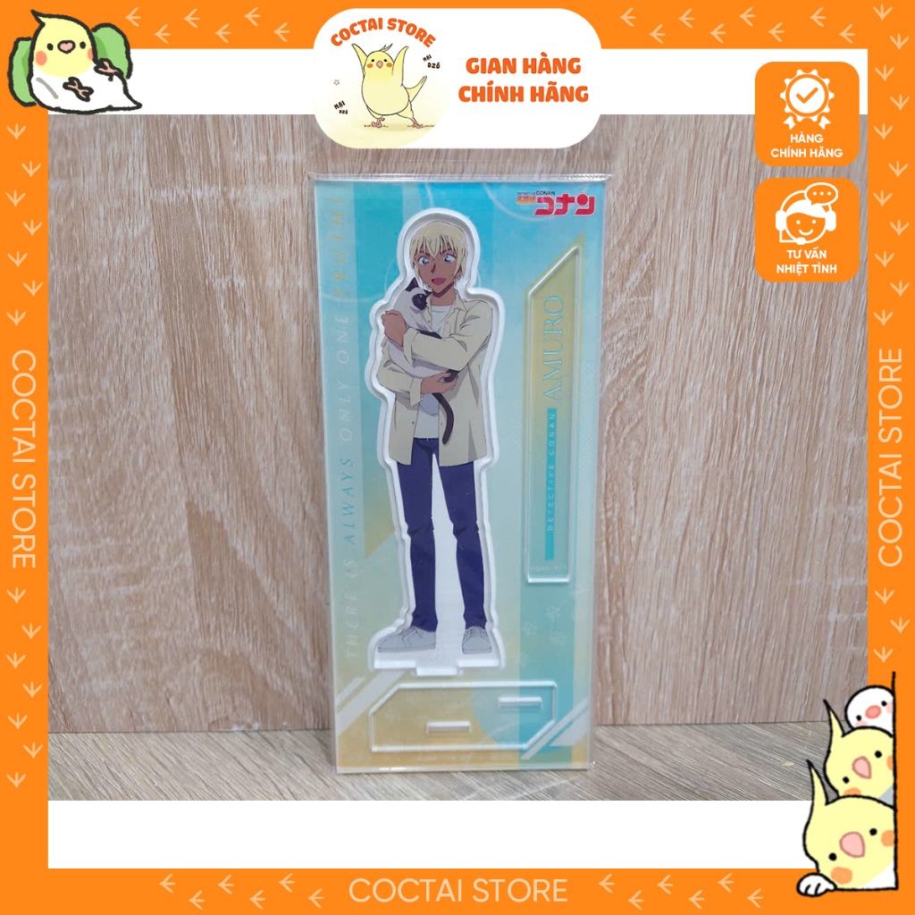 [Coctai][Sẵn][Official] Standee Tượng Mica Conan Amuro | Shopee Việt Nam