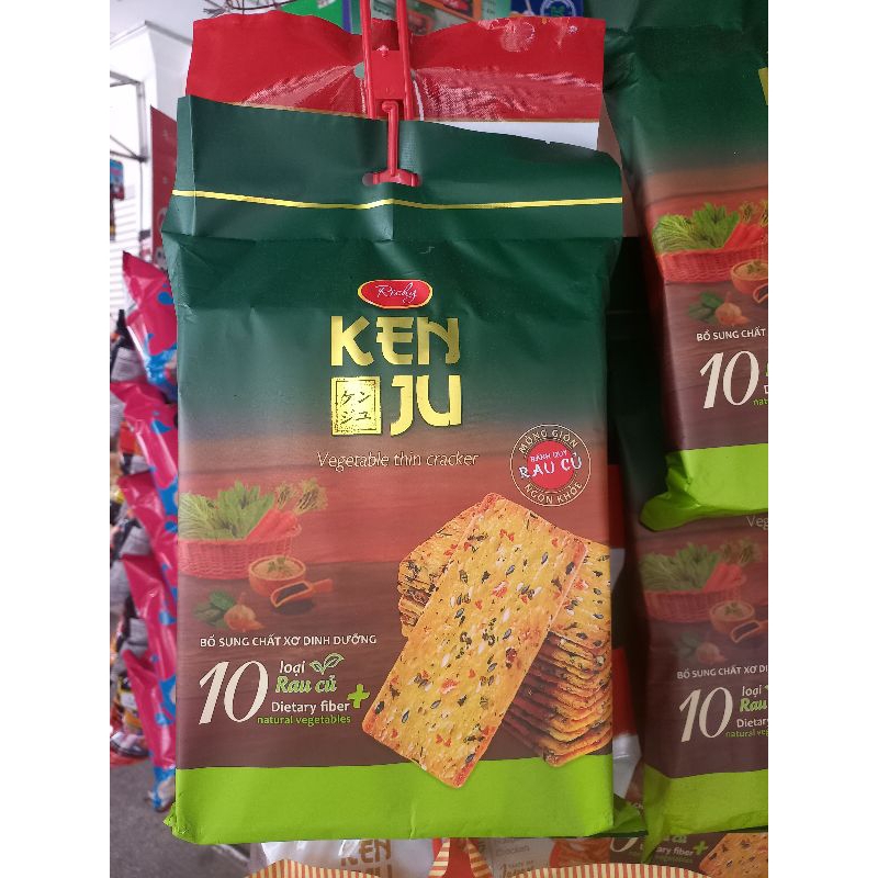 Bánh Quy Kenju Richy vị Rau Củ túi 192gam | Shopee Việt Nam
