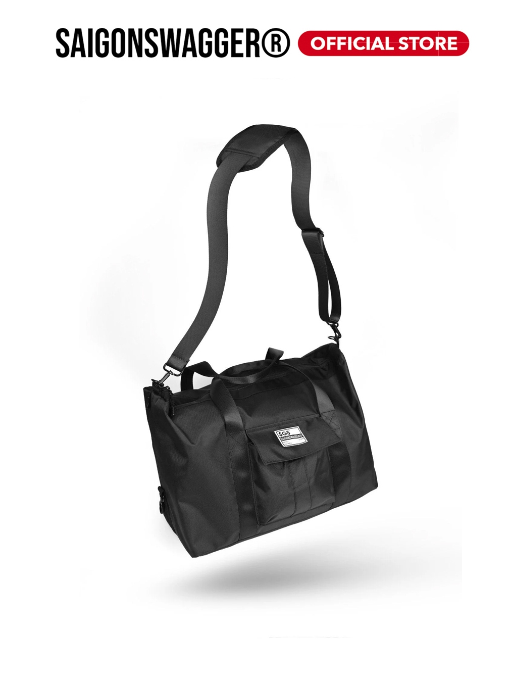 Túi Du Lịch Nam Nữ SAIGON SWAGGER SGS Black Duffle Bag | Shopee Việt Nam