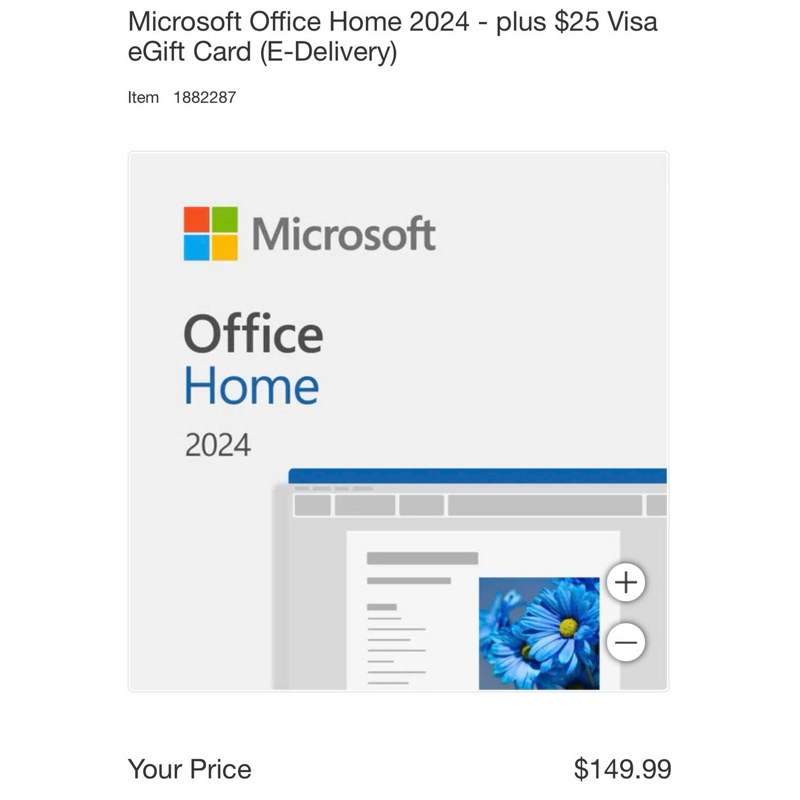 Microsoft office home 2024-plus $25 Visa eGift Card | Shopee Việt Nam