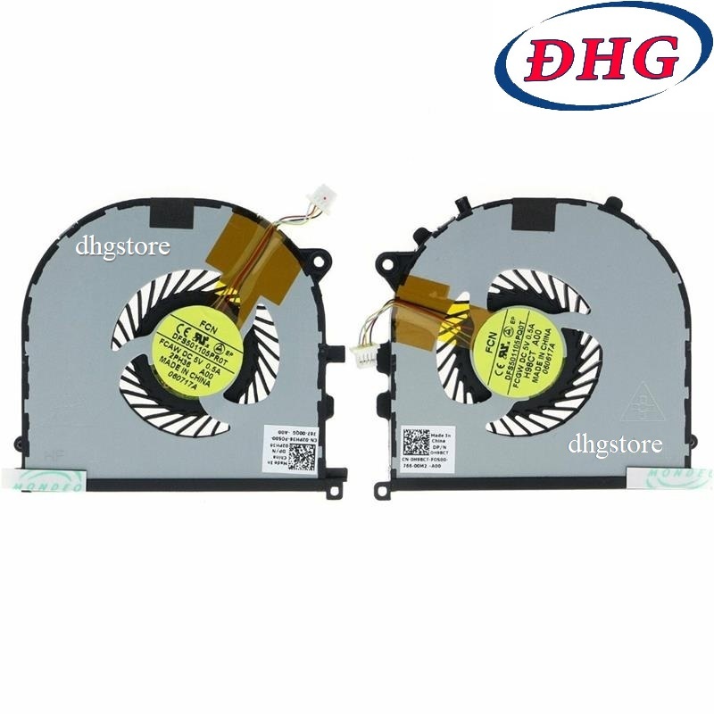 Fan quạt tản nhiệt CPU-GPU laptop Dell XPS 15 9530 M3800 L522 DC5V ...