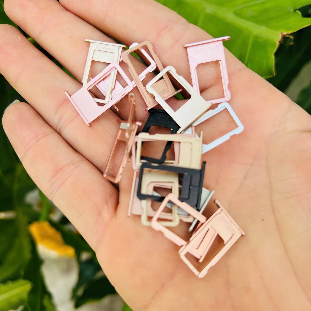 Khe sim ( khay sim ) dành cho ip 7, 7Plus đủ màu | Shopee Việt Nam