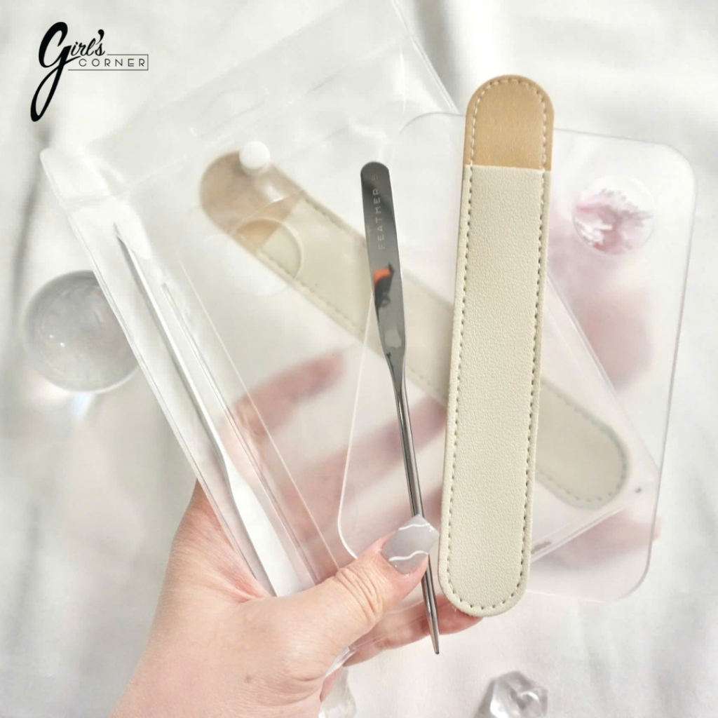 Bảng trộn nền nhựa kèm spatula Feather B | Shopee Việt Nam