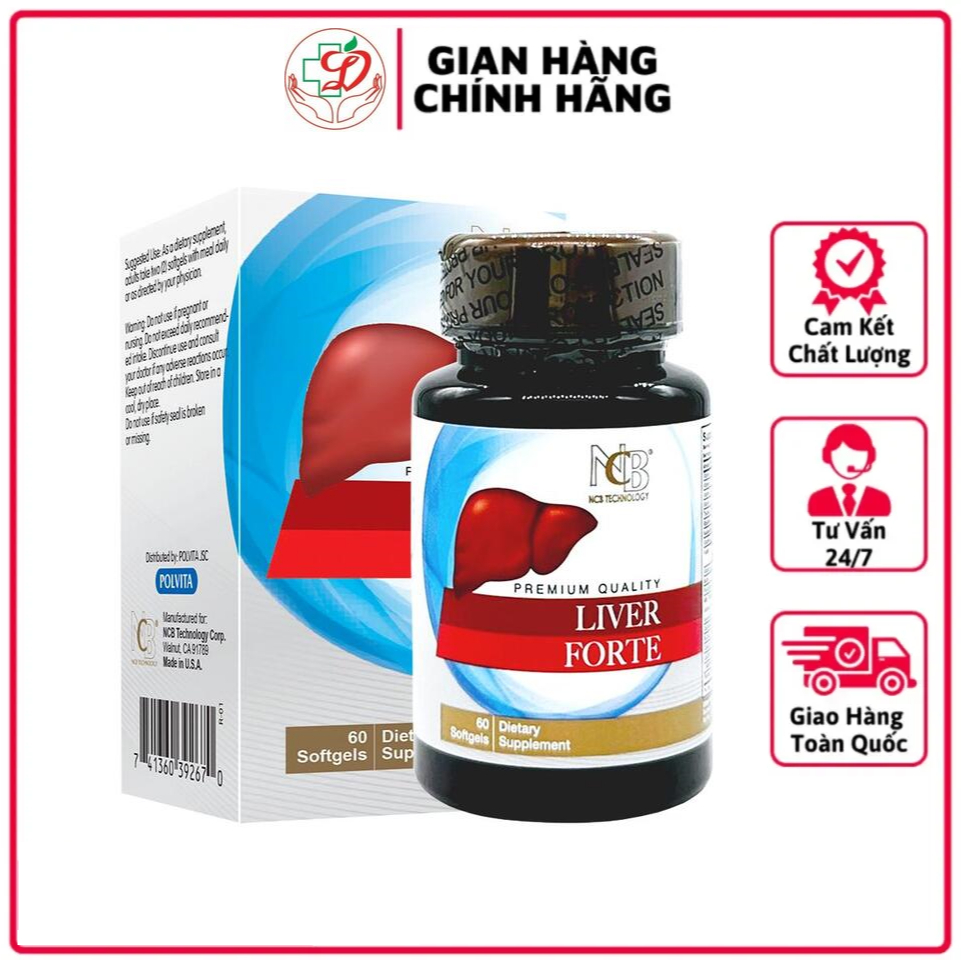 [Chính Hãng] Viên uống giải độc gan Liver Forte NCB giúp phục hồi và ...