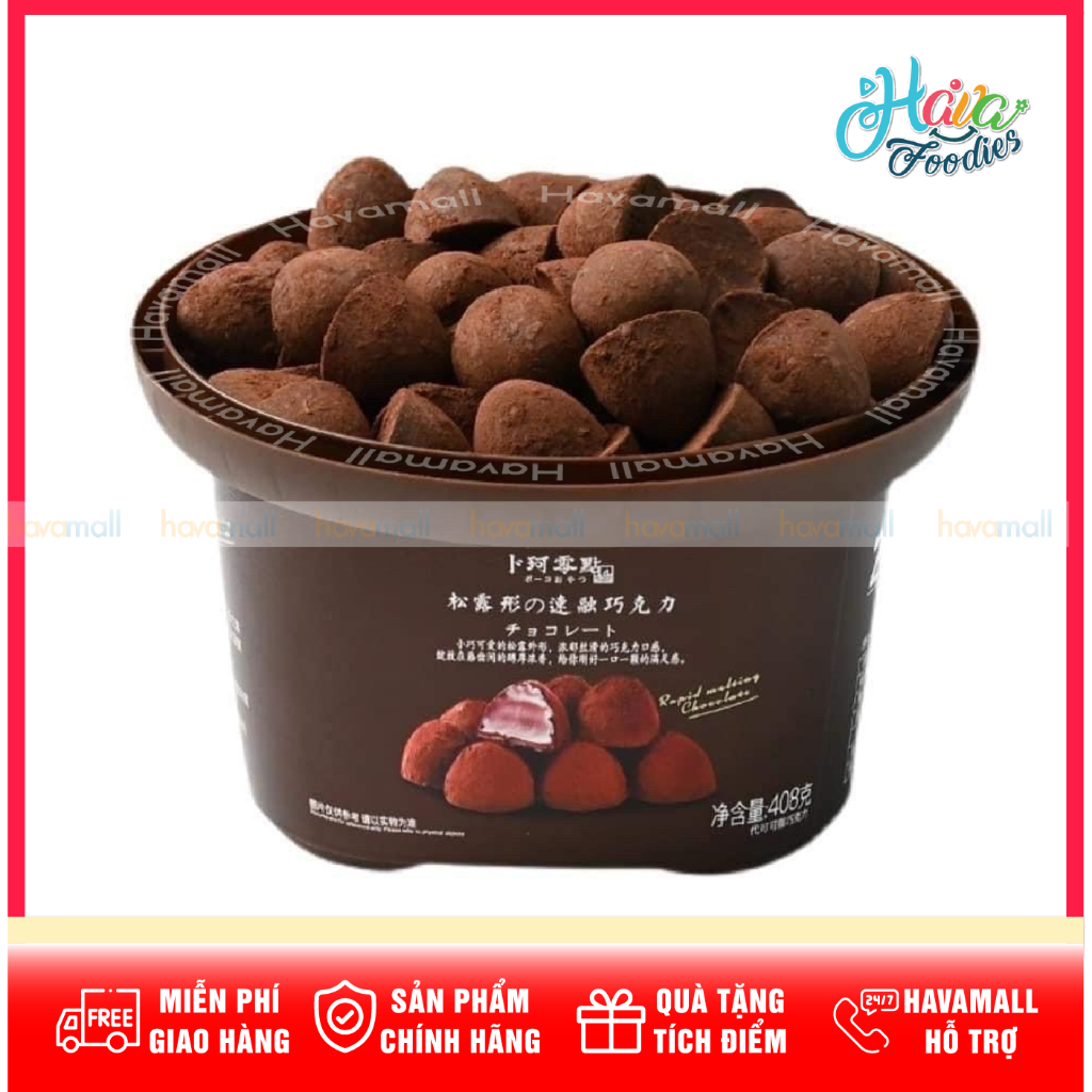 Socola Nama Chocolate Tươi Nguyên Truffle Nama 408g | Shopee Việt Nam