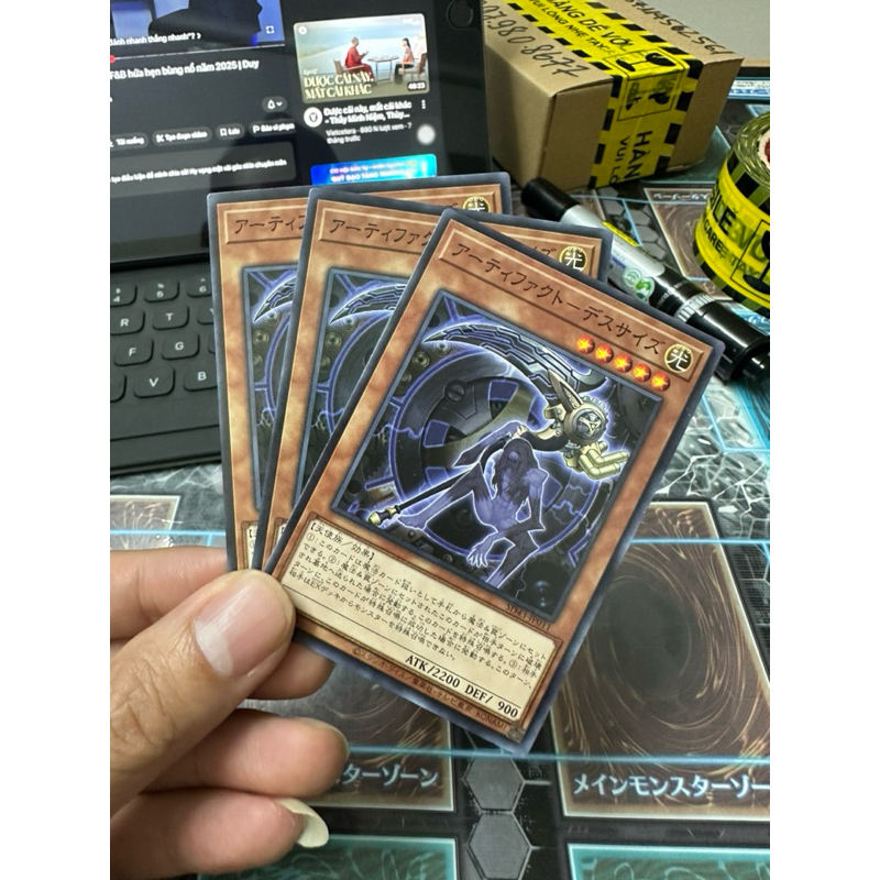 [ 20250126 ] Thẻ bài Yugioh chính hãng Artifact Scythe SD43-JP011 | Shopee Việt Nam