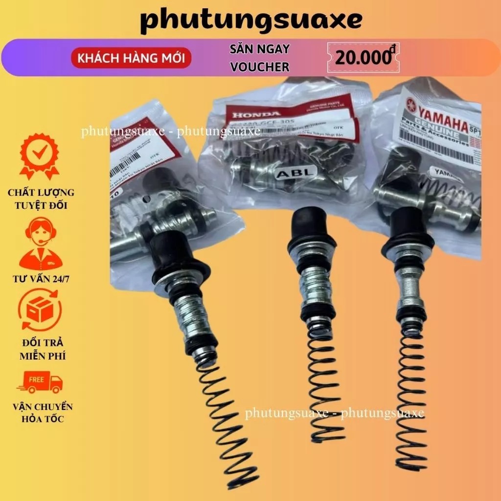 Pittong phanh dầu, trục cuppen các dòng xe Honda, YAMAHA | Shopee Việt Nam
