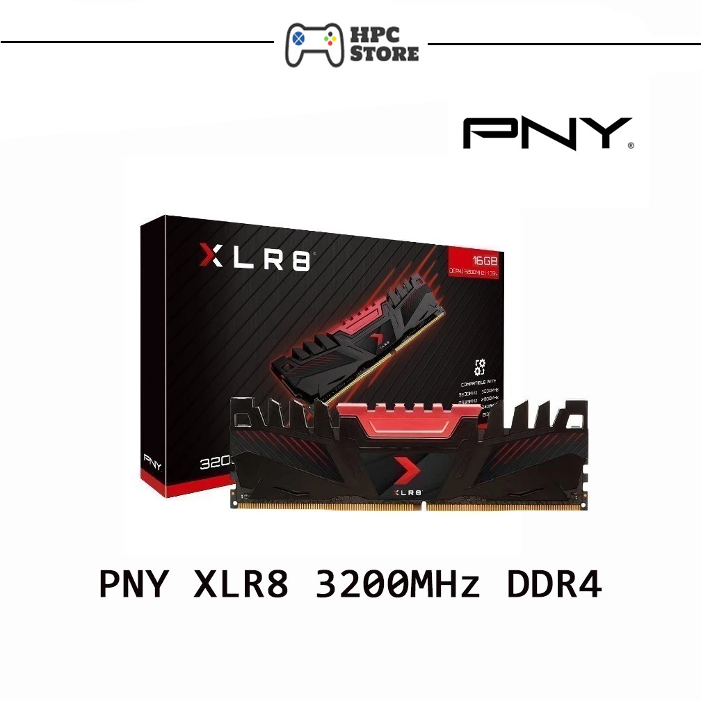 Bộ nhớ RAM PC PNY XLR8 8GB/16GB 3200MHz DDR4 - Chính hãng | Shopee Việt Nam