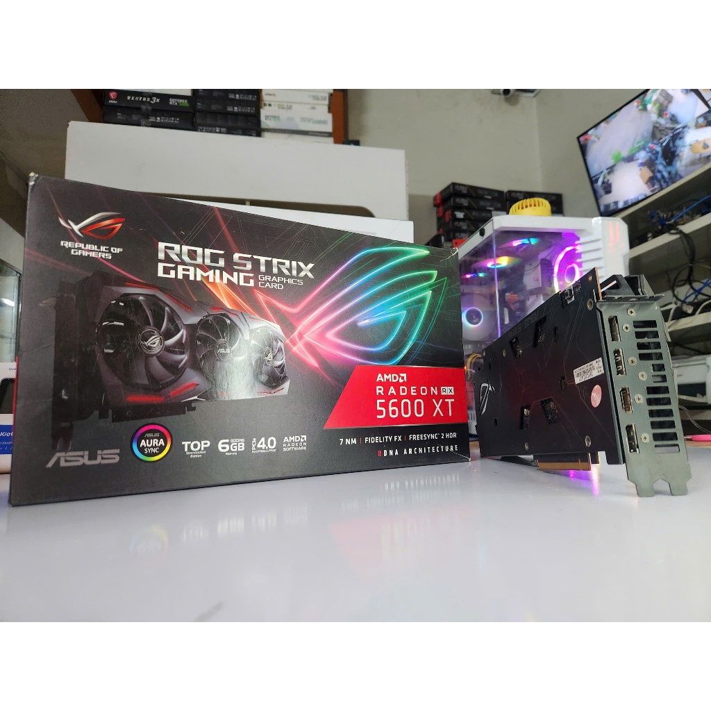 VGA ASUS ROG Strix Radeon RX 5600 XT OC edition 6GB GDDR6 (ROG-STRIX ...