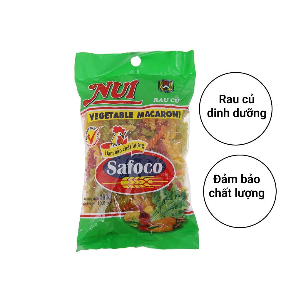 gói 300g / XOẮN --- NUI RAU CỦ XOẮN NHIỀU MÀU SAFOCO | Shopee Việt Nam