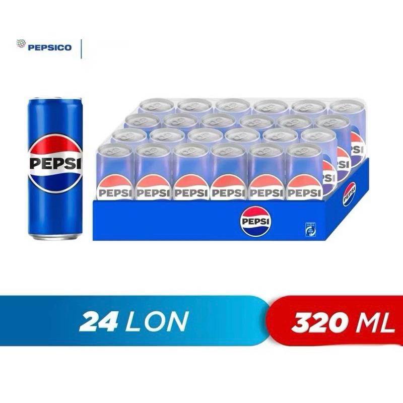 Nước ngọt có ga Pepsi thùng 24 lon 320 ml | Shopee Việt Nam