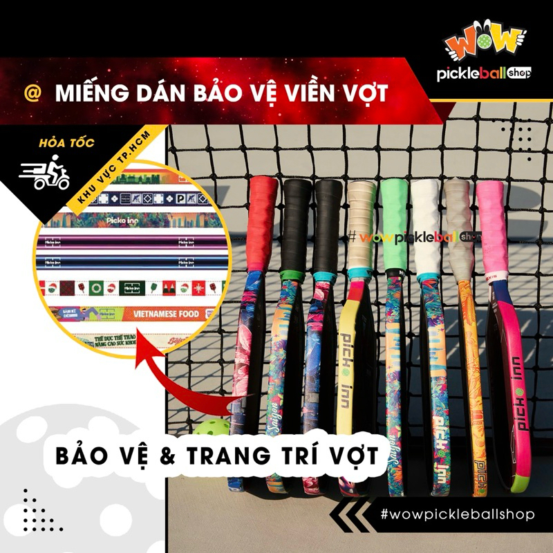 Miếng dán BẢO VỆ viền vợt Pickleball - PICKO INN | Shopee Việt Nam