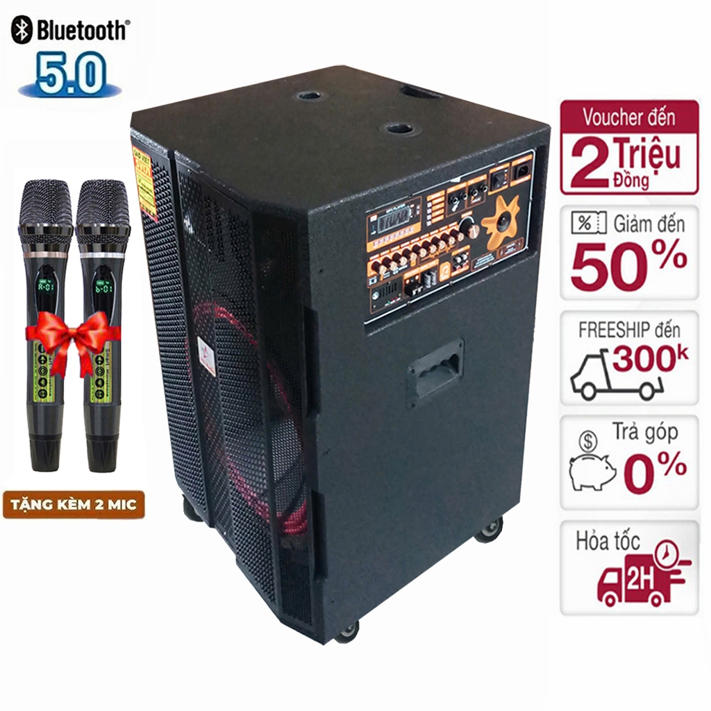 Loa Kéo Karaoke 5 Tấc [ Trả Góp 0% ] Bass 50 SV-171i ( Màu Đen ) Công ...