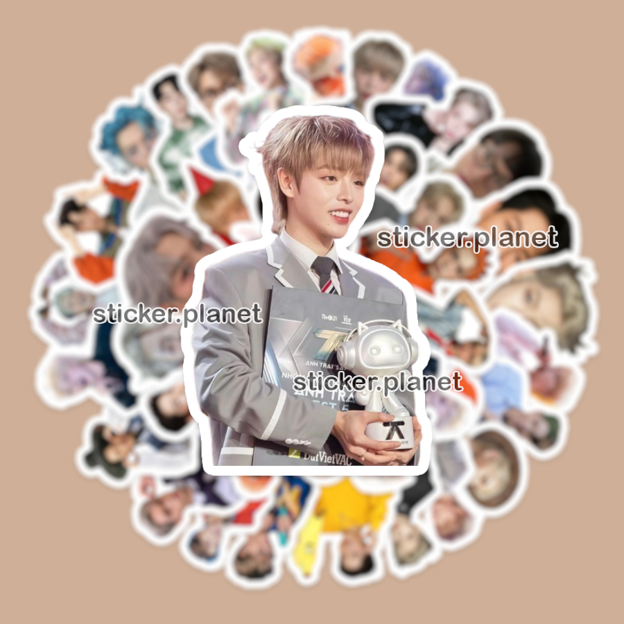 Sticker Đức Phúc trang trí mũ bảo hiểm,guitar,ukulele,điện thoại,sổ tay ...