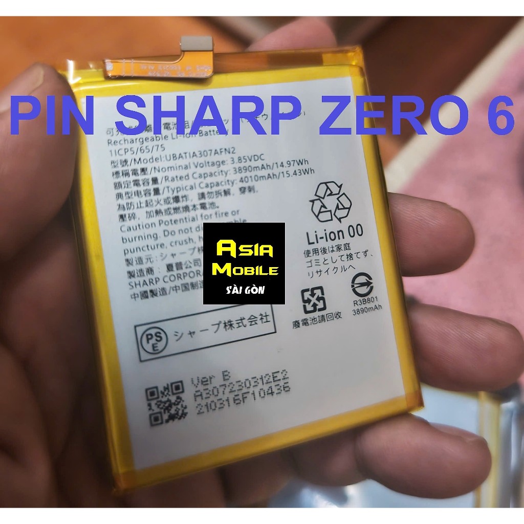 Pin Điện Thoại Sharp Zero 6 - Mới 100% OEM | Shopee Việt Nam