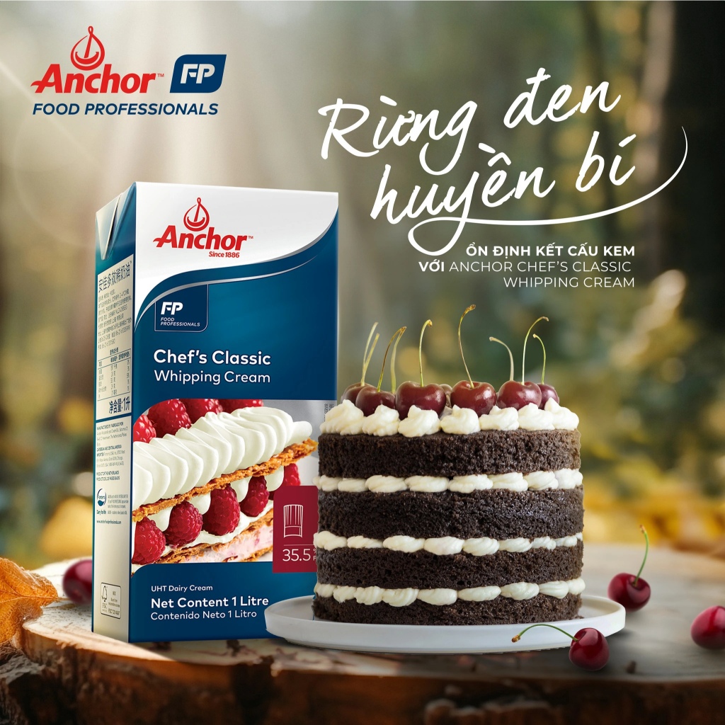 Kem Sữa Tươi Anchor Chef’s Classic Whipping Cream 1L | Shopee Việt Nam