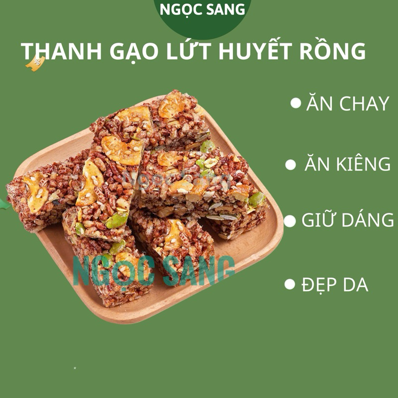Thanh gạo lứt mix hat/ mix hạt và rong biển [ĂN CHAY ĐƯỢC] - Túi 1 kg ...