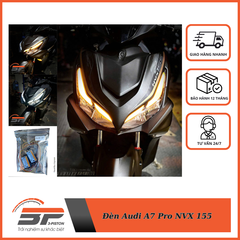Đèn Audi A7 Pro NVX 155 "V2" - BH 12 tháng | Shopee Việt Nam