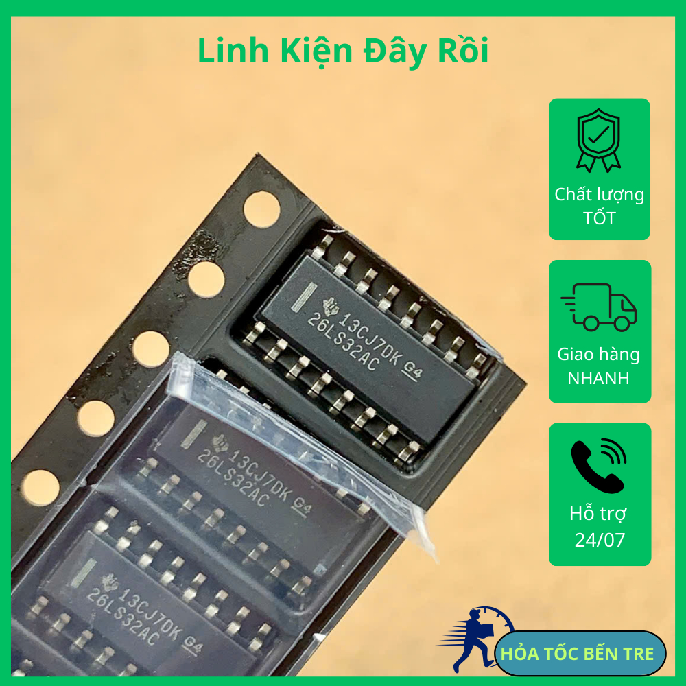 2 cái 26LS32 AM26LS32ACDR 26LS32AC SOP-16 3.9mm | Shopee Việt Nam
