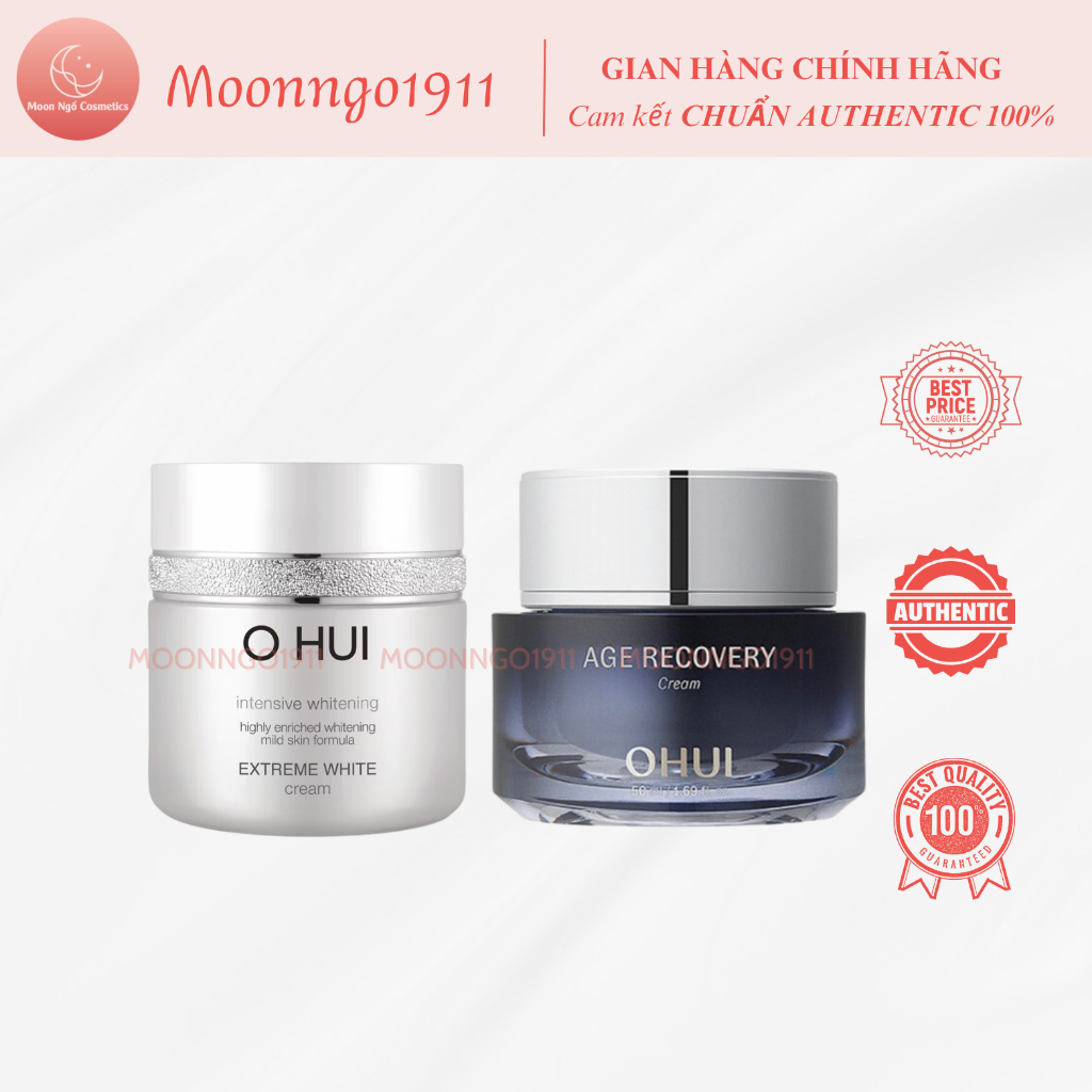 Kem Dưỡng Collagen OHUI Age Recovery Cream 25ml / Extreme White Cream ...