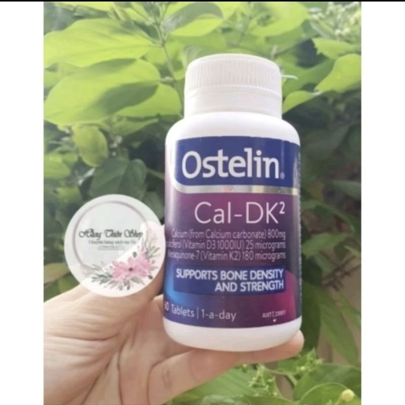 Viên uống bổ sung Canxi , vtm D và K2 cho xương chắc khỏe- Ostelin Cal ...
