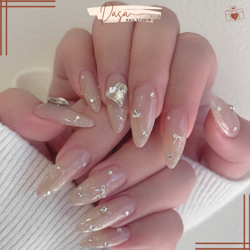 Móng tay giả Dasa thiết kế dài nail box from tròn nhọn GIÁ RẺ mẫu dài ...