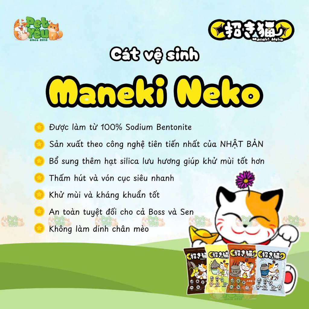 cát vệ sinh cho mèo Neko - Pet Metro gói 5 lít | Shopee Việt Nam