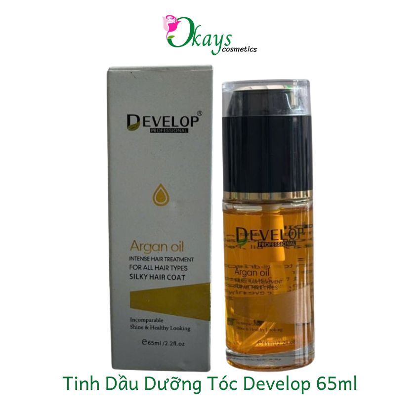 Tinh dầu dưỡng tóc Develop Argan Oil OK020 phục hồi tóc khô, xơ, hư tổn ...