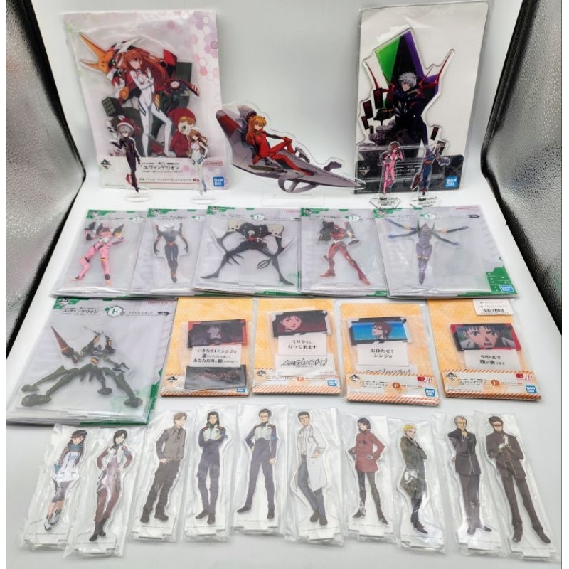 Mô hình nhựa đứng, tượng mica anime / manga, standee Neon Genesis ...