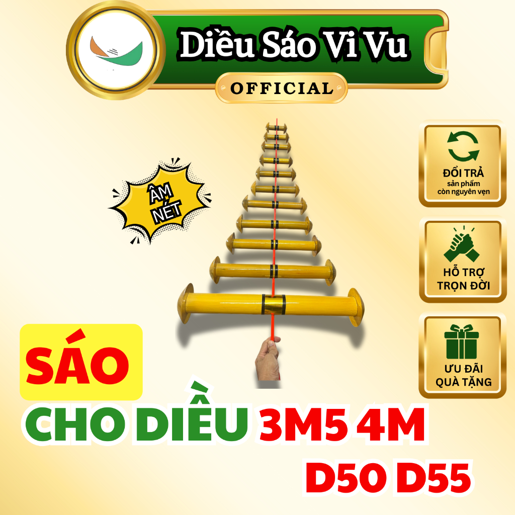 Sáo cho diều 3m5 4m - D50 D55 | Shopee Việt Nam
