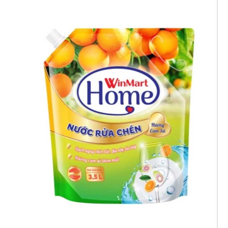 (Winmart Home) Nước rửa chén chanh sả cam túi 3.5l | Shopee Việt Nam
