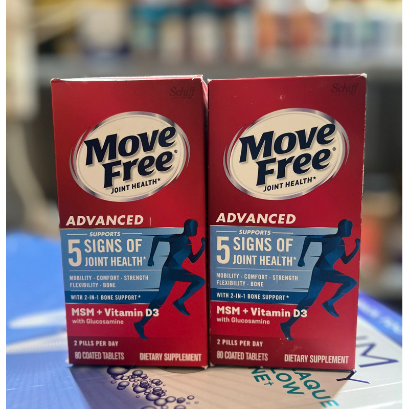 Bổ xương Khớp Move Free Joint Health Advanced MSM&Vitamin D3 chai 80 ...