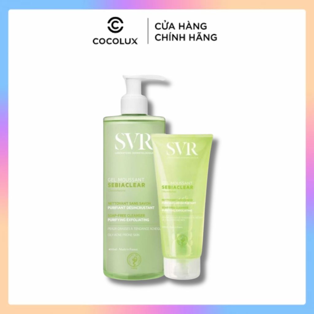Sữa Rửa Mặt SVR Cho Da Dầu Mụn - SVR Sebiaclear Gel Moussant 200ml ...